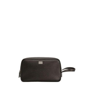 Dolce & Gabbana Sicily Calfskin Necessaire - - Bags - Herren - Schwarzk - ONE SIZE