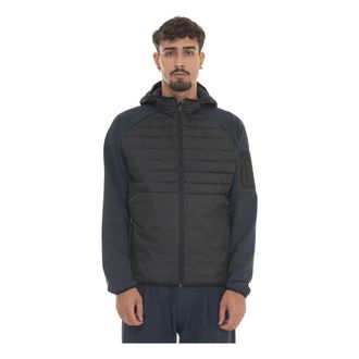 HUGO BOSS Hybrid HD Kapuzen-Harrington-Jacke - - Jackets - Herren - Blau - L