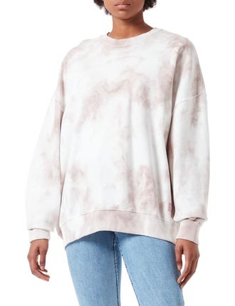 Dr. Denim Damen Fergie Sweatshirt, Pinkes Td No Regrets Logo, 42