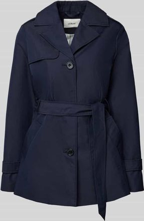 s.Oliver Red Label Regular Fit Trenchcoat aus Baumwoll-Mix