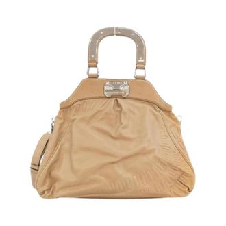 Celine Pre-owned Leather Tote Bag - - Pre-owned - Damen - Beige - ONE SIZE