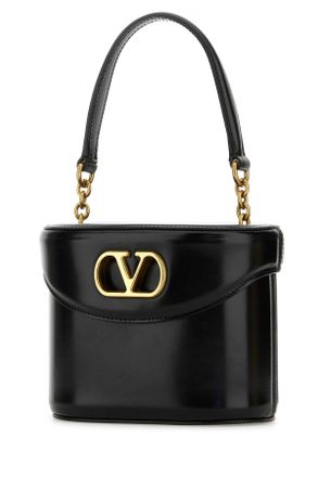 Valentino Garavani 7w2b0r95gcb 0no Nero Calf Leather - Bos Taurus Borse A Mano Bag