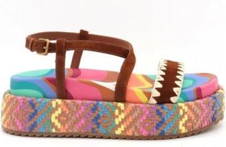 Kurt Geiger Femme, Chaussures, Multicolore, Taille: 39 EU Chelsea Flatform Sandal
