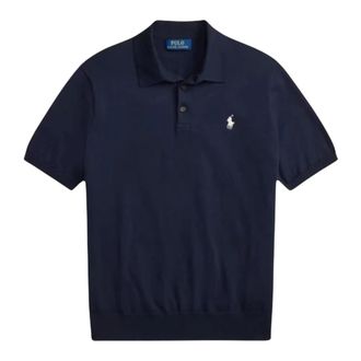 Polo Ralph Lauren Homme, Tops, Bleu, Taille: XL Pull ras du cou &agrave; manches courtes