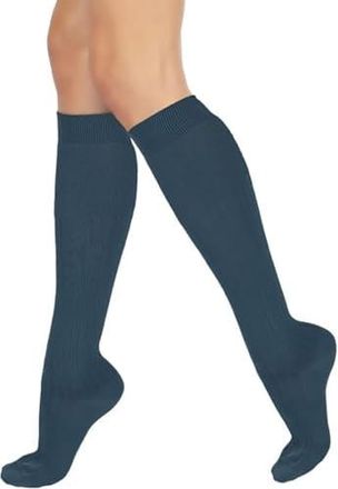 Sarah Borghi Mi-Bas Femme avec Microfibre Douce, Chaussettes Longues Confort, Made in Italy