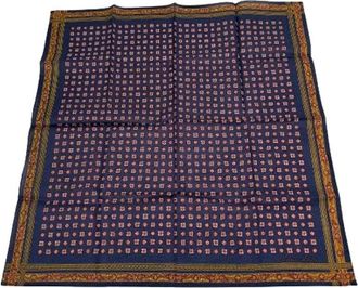 Dior Pre-owned Vintage Scarf - Femme - Pre-owned - Bleu - Taille: ONE Size