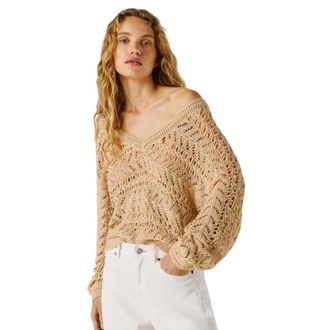 Pepe Jeans London Damen, Strickwaren, Beige, LGr&ouml;&szlig;e
