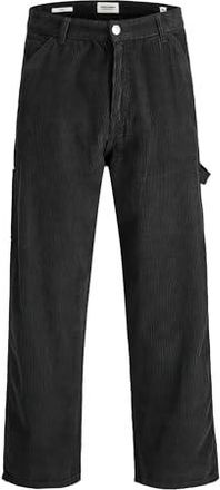 Jack & Jones Jpstalex Hunter Corduroy Carpenter, Noir, 33W / 30L Hommes