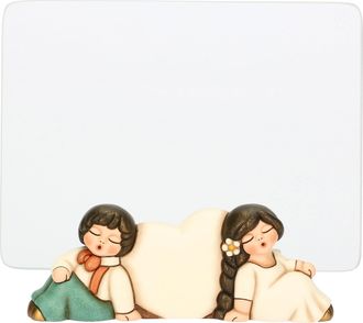 Thun Bilderrahmen Brautpaar mit Herz - Keramik - Kollektion Bonboniere - 16,7 x 8 x 6,3 cm