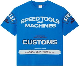 Deus Homme, Tops, Bleu, Taille: L Flohmarkt Oversized Tee