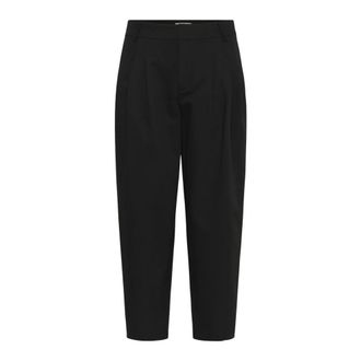 MY ESSENTIAL WARDROBE Helle Weite Hose - - Trousers - Damen - Schwarzk - M