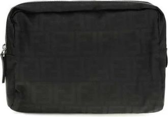 Fendi FF Motiv Kulturtasche - - Bags - Herren - Schwarzk - ONE SIZE