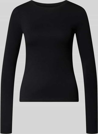 Review Slim Fit Basic Langarmshirt aus Baumwollmix