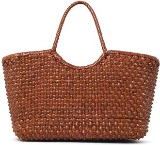 Dragon Diffusion Sac Cabas - Tan - Black Edges