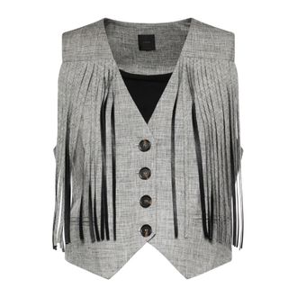 Pinko Boretto Weste - - Jackets - Damen - Grau - M
