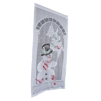 Amosfun Glowende Weihnachtsvorhang Anh&auml;nger Mit Led Lichtern Kreative Fensterdeko F&uuml;r Weihnachts-fest Batteriebetrieben Langlebiges Material