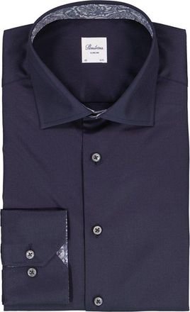 Stenströms Herren Hemd blau Baumwolle