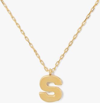 Kate Spade New York Kate Spade Kate Spade Fine Love Letter Anh&auml;nger Mit Initiale S f&uuml;r Frauen in Gold