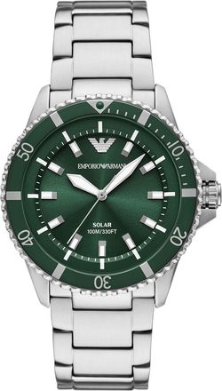 Emporio Armani Uhr Emporio Armani World Explorer AR11698 Silberfarben