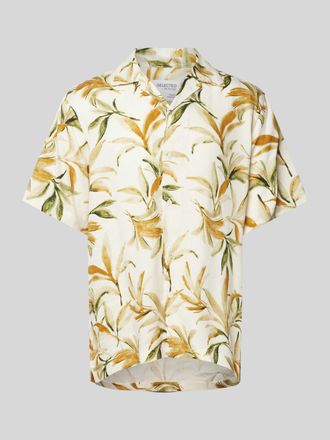 Selected Regular Fit Freizeithemd aus Lyocell-Leinen-Mix Modell NOA