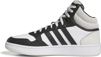 adidas Herren Hoops 3.0 Mid Lifestyle Basketball Classic Vintage Shoes Schuhe, Cloud White/core Black/Orbit Grey, 44 2/3 EU