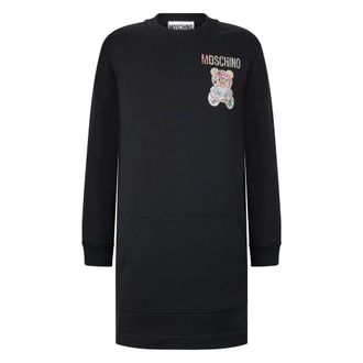 Moschino Damen, Kleider, Schwarzk, XLGr&ouml;&szlig;e