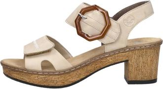 Rieker Femme, Chaussures, Beige, Taille: 38 EU Sandales &agrave; Talons