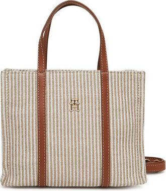 Tommy Hilfiger Handtasche Th Premium Beach Le Mini Tote AW0AW17208 Beige