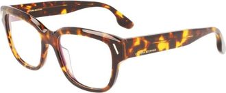 Victoria Beckham Femme, Accessoires, Brun, Taille: ONE Size Montures de lunettes rectangulaires en ac&eacute;tate