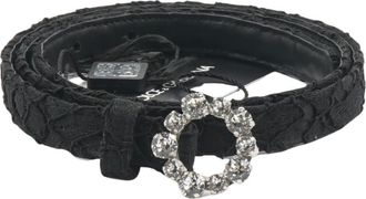 Dolce & Gabbana Femme, Accessoires, Noir, Taille: 85 CM Ceintures