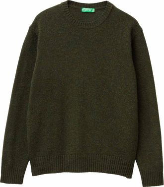 Benetton Herren Maglia G/C M/L 103mk1n24 Pullover, grün, XX-Large