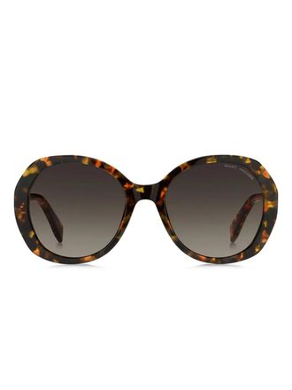 Marc Jacobs Sonnenbrille mit rundem Gestell - Braun