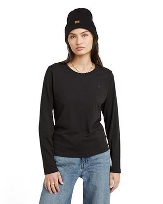 G-Star G-Star Femme Haut Front Seam, Noir (dk black D24514-4107-6484), XXS