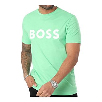 HUGO BOSS Homme, Tops, Vert, Taille: L T-shirt vert Thinking pour homme