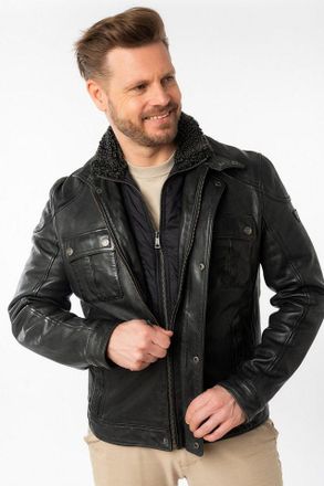 Mauritius Lederjacke MMGarreck mit Stehkragen