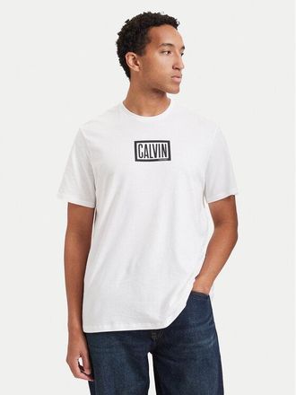 Calvin Klein Jeans T-Shirt Boxed Graphic LV04RH818G Wei&szlig; Regular Fit