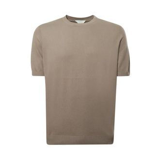 Malo Rundhalspullover - - Knitwear - Herren - Braun - M