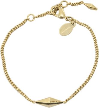 Jimmy Choo London Femme, Accessoires, Jaune, Taille: ONE Size Diamond Fine Bracelet