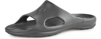 Ladeheid Herren leichte Eva Badelatschen Gartenschuhe Badepantolette Badeschuhe KL039M (Graphit, 44 EU)