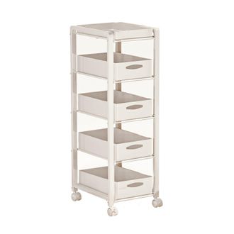 Generic Schlanker Aufbewahrungswagen, Gew&uuml;rz-Organizer Mit 3/4/5 Ebenen, Rollwagen, L&uuml;cken-Aufbewahrungsregal Mit Ausziehbarer Schublade, for Enge Badezimmerp