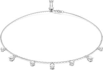 Swarovski Ras-de-cou Stilla Attract, Blanc, Métal rhodié