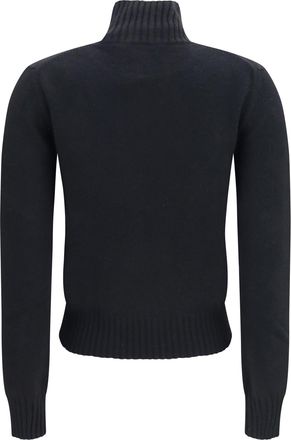 Ami Turtleneck Sweater - Black