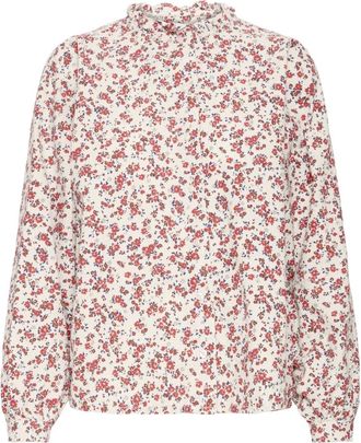 Ichi Ichi, Femme, Blouses et Chemises, Multicolore, Taille: 46 FR Teaberry Small Flower 900004
