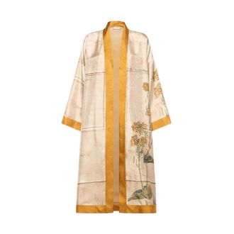 Pierre-Louis Mascia Femme, Blouses et Chemises, Multicolore, Taille: ONE Size Aloe Kimono Silk