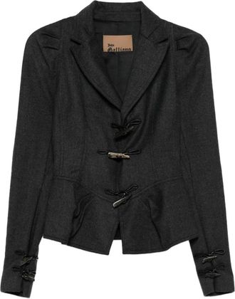 John Galliano veste Toggle (années 2000) - Gris