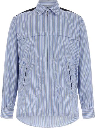 Junya Watanabe Homme, Chemises, Bleu, Taille: M Cotton Poplin Shirt
