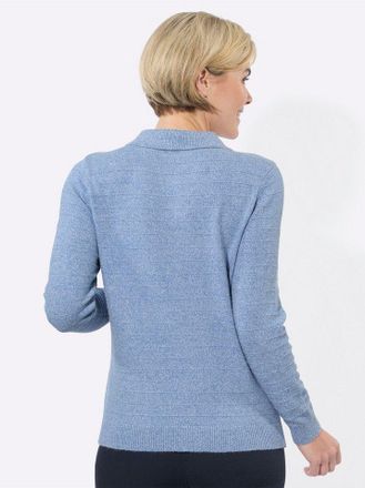 Witt Strickpullover Polopullover Langarm Jersey