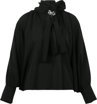 Max Mara Femme, Blouses et Chemises, Noir, Taille: 34 FR Blouse Leonida