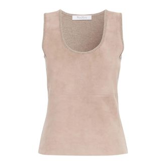 Max Mara Accordo Top - - Tops - Damen - Beige - S