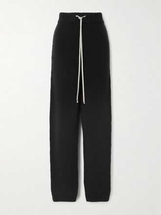 Rick Owens Pantalon De Surv&ecirc;tement En Cachemire - Noir